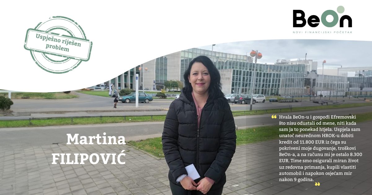Kako se Martina Filipović izvukla iz financijskih problema